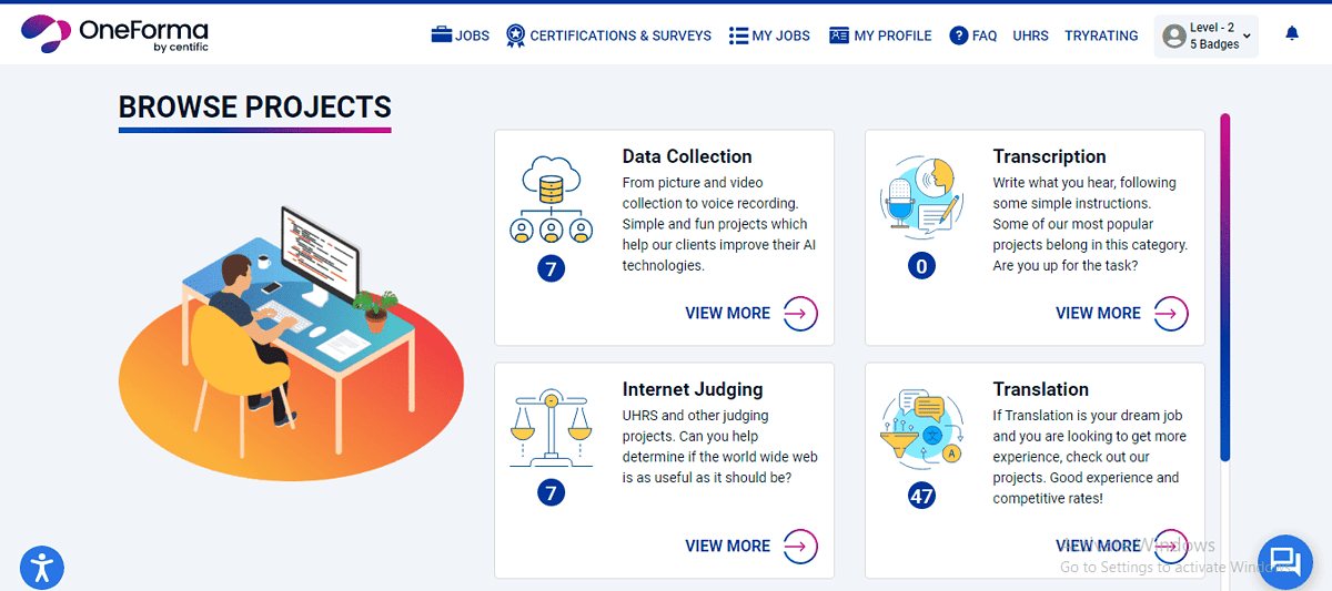 Clickworker vs Oneforma: Best UHRS Vendor 2023 - SecretEarnings